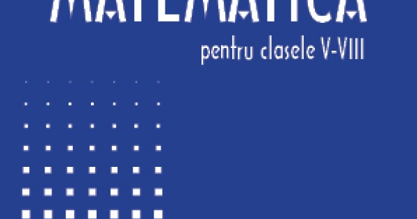Mic memorator de matematica pentru clasele V-VIII (A5, coperta ...