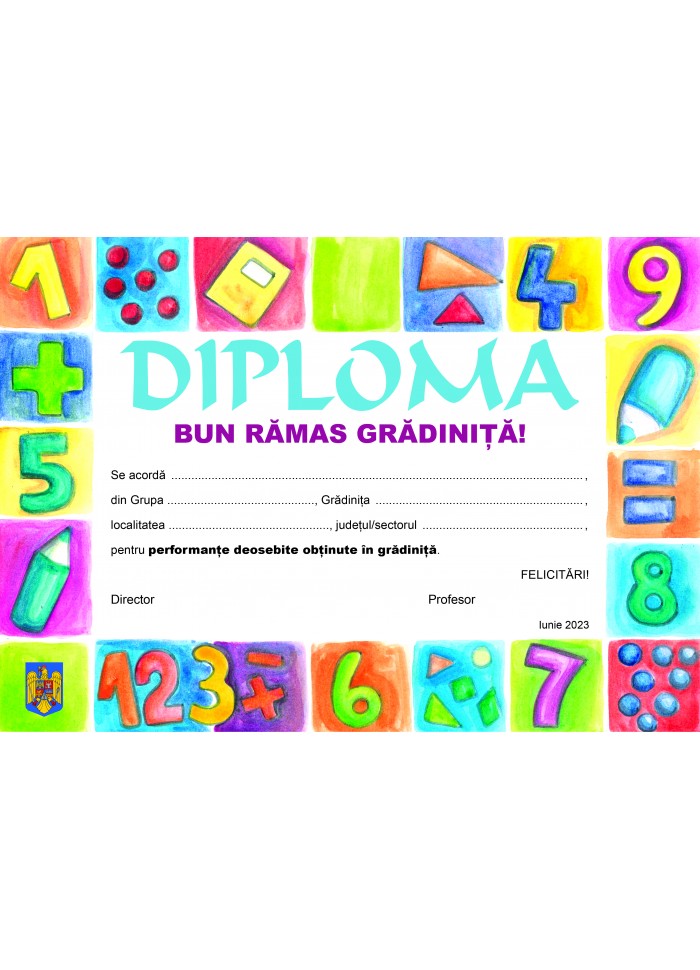 Diploma Saptamana Verde (Micul Ecologist) - 123456781