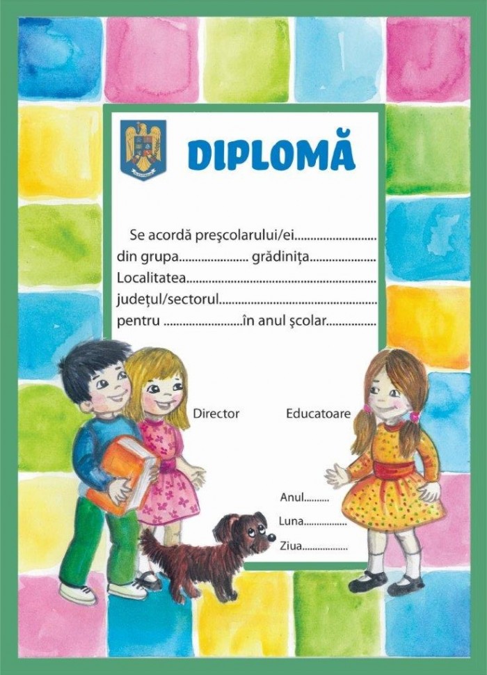 Diplome gradinita - Editura Caba - Carti, caiete de lucru, materiale ...