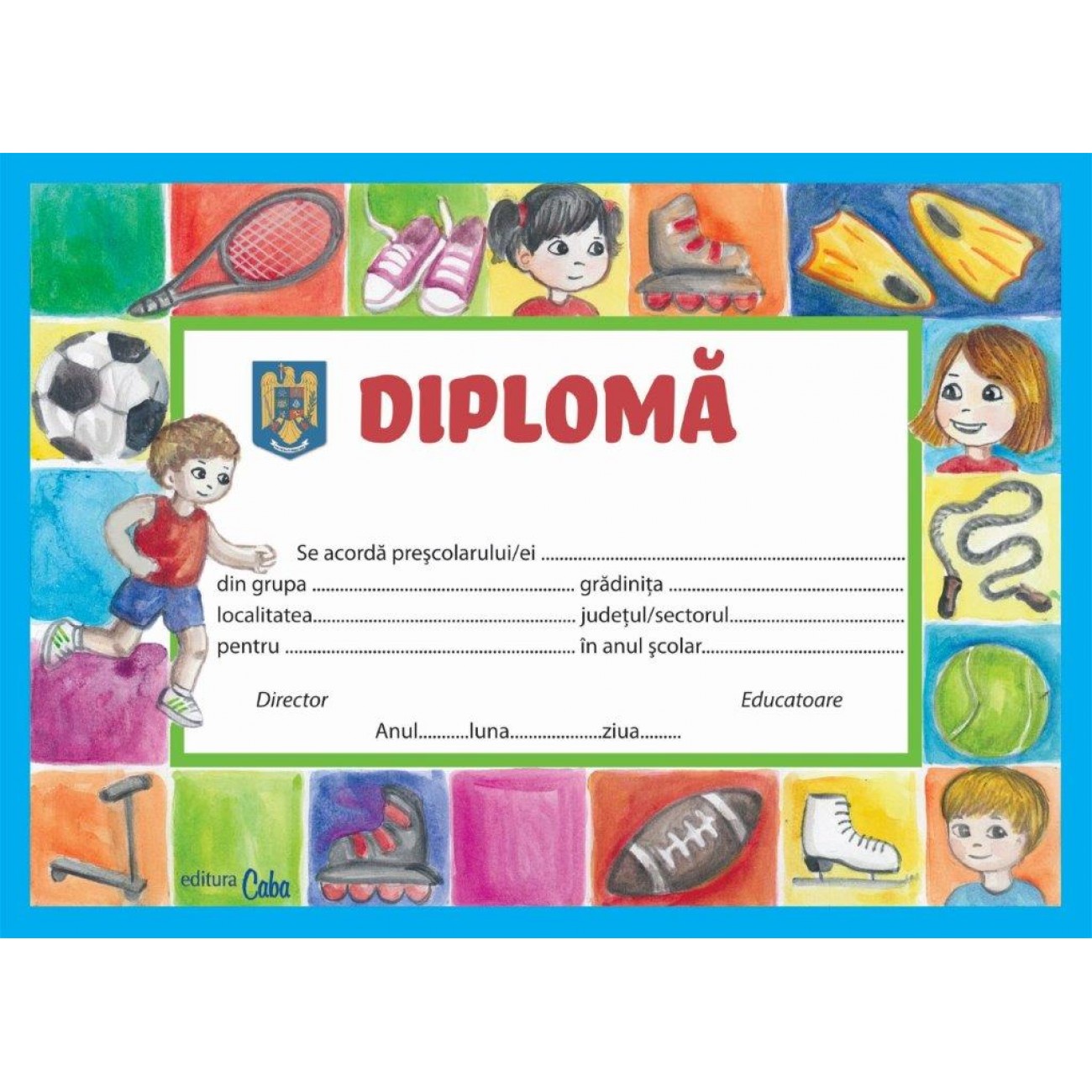 Diploma - cel mai bun sportiv