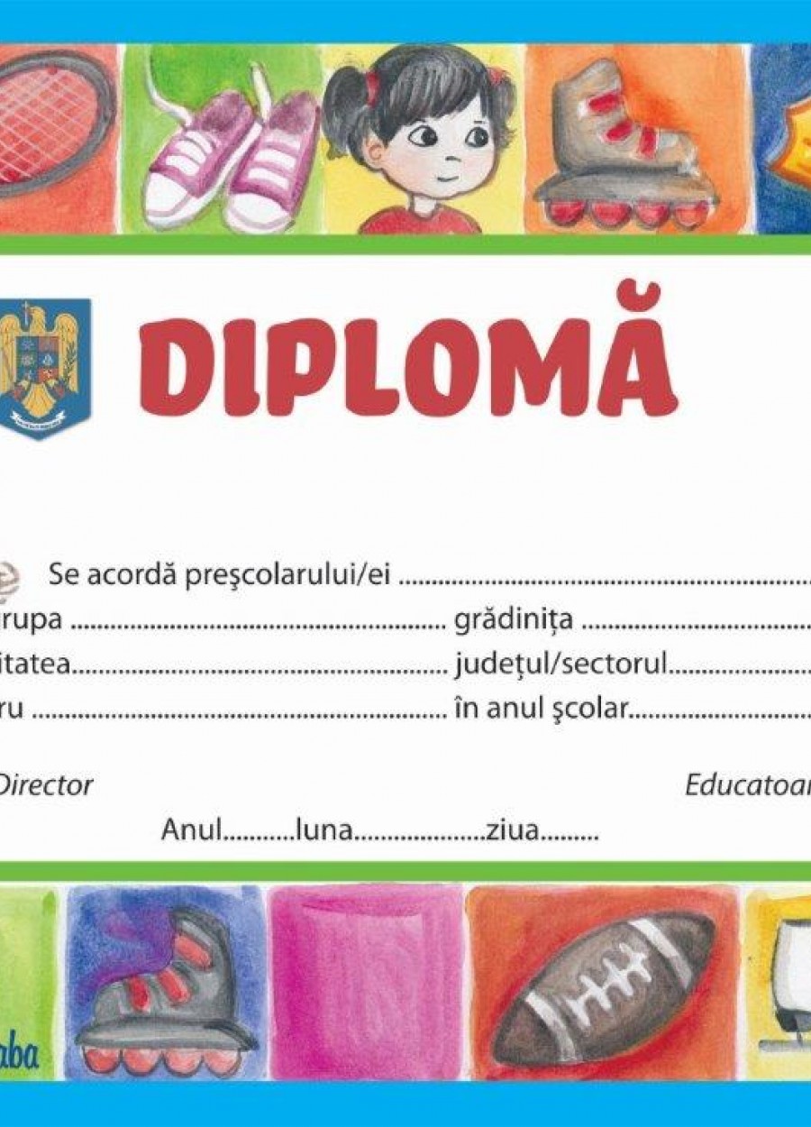 Diploma - cel mai bun sportiv