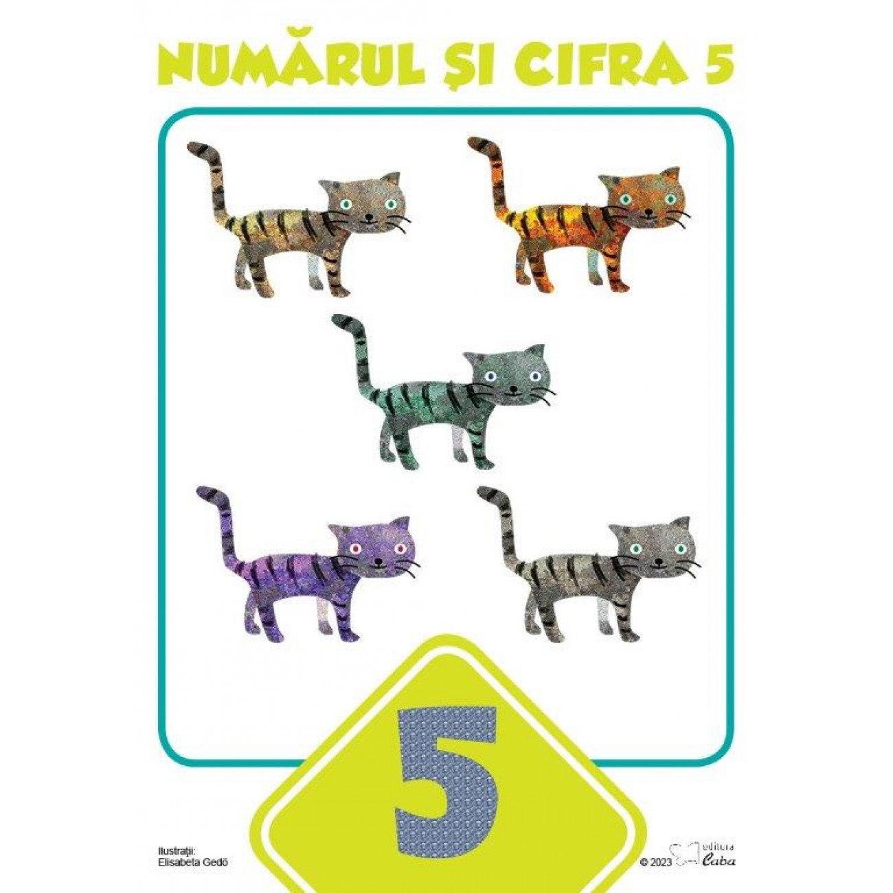 Set CIFRELE 0-9, planse format A4, plastifiate (cu benzi magnetice pe ...