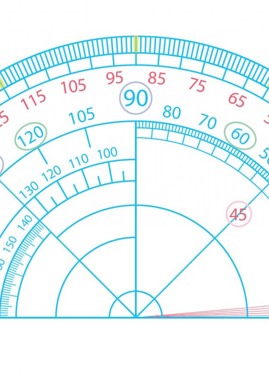 Raportor - plastifiat, transparent (format A5)
