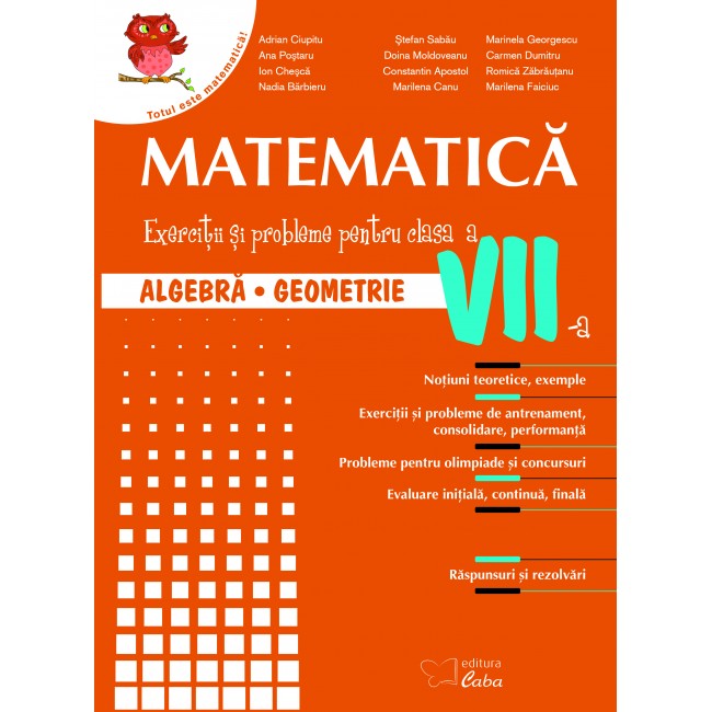 Matematica - culegere pentru clasa a VII-a