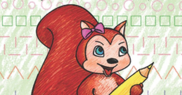 Invata grafismele cu Rita Veverita pentru 3 ani + - 978-606-8537-33-7