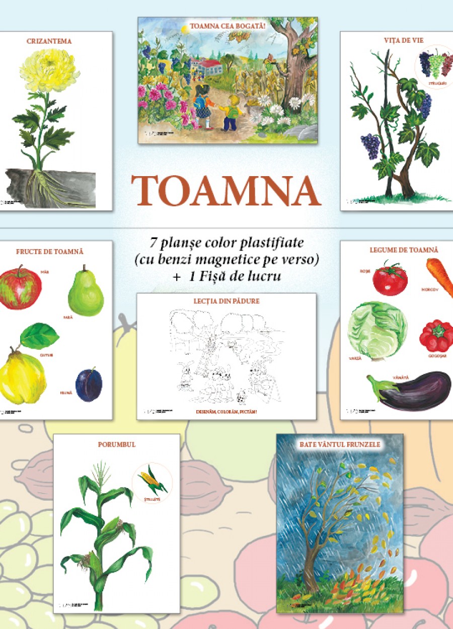 Set planse - TOAMNA, format A4