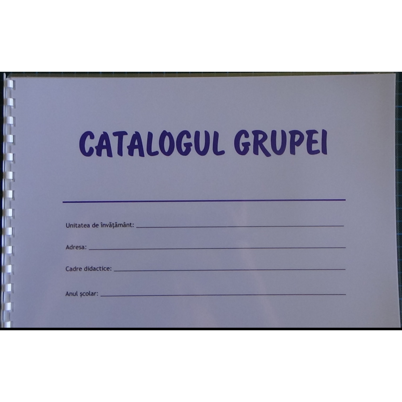 Catalogul grupei 2023 (A4, coperta plastifiata, spira metalica)